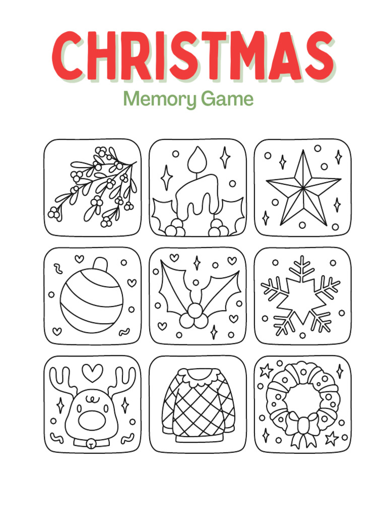 Christmas Memory Game Guide | PDF
