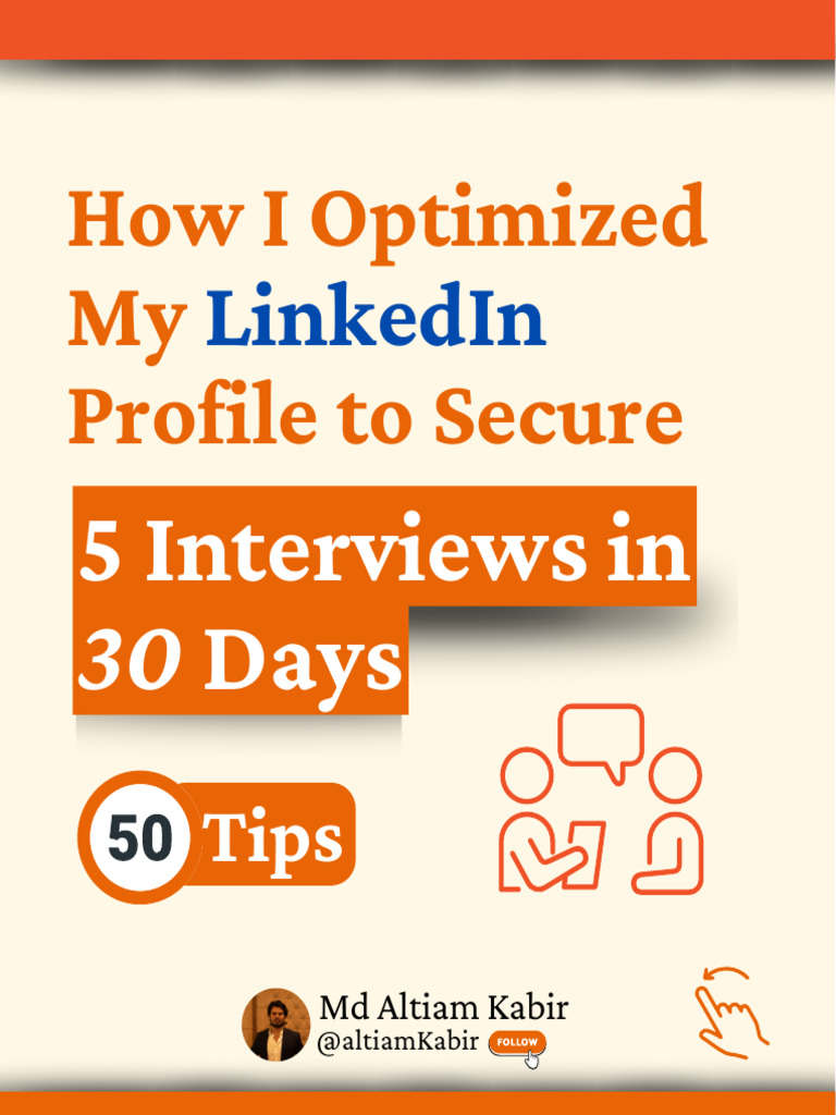 Optimize Your LinkedIn Profile Tips | PDF | Social Psychology | Human ...