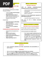 MODULE 7 - RA 7722 - Higher Education Act of 1994 | PDF | Curriculum