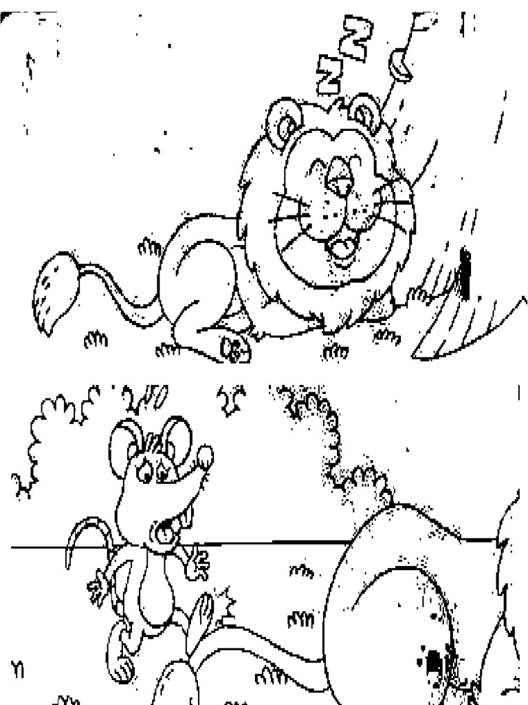 Gambar Singa Dan Tikus | PDF