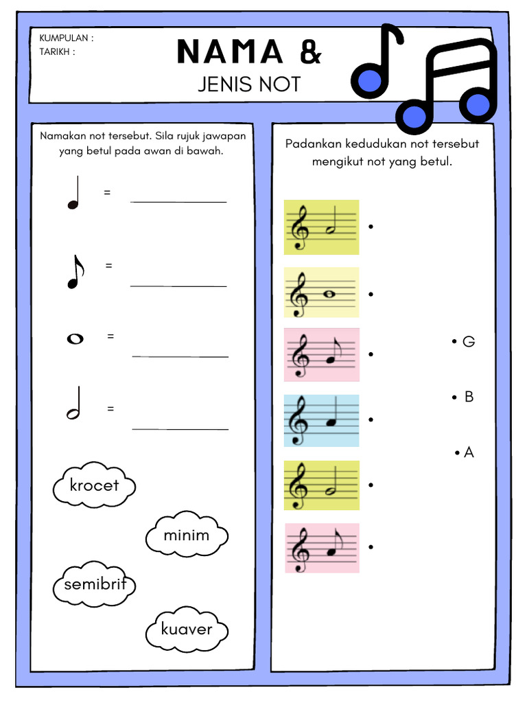 Latihan Kerja Muzik t4 | PDF