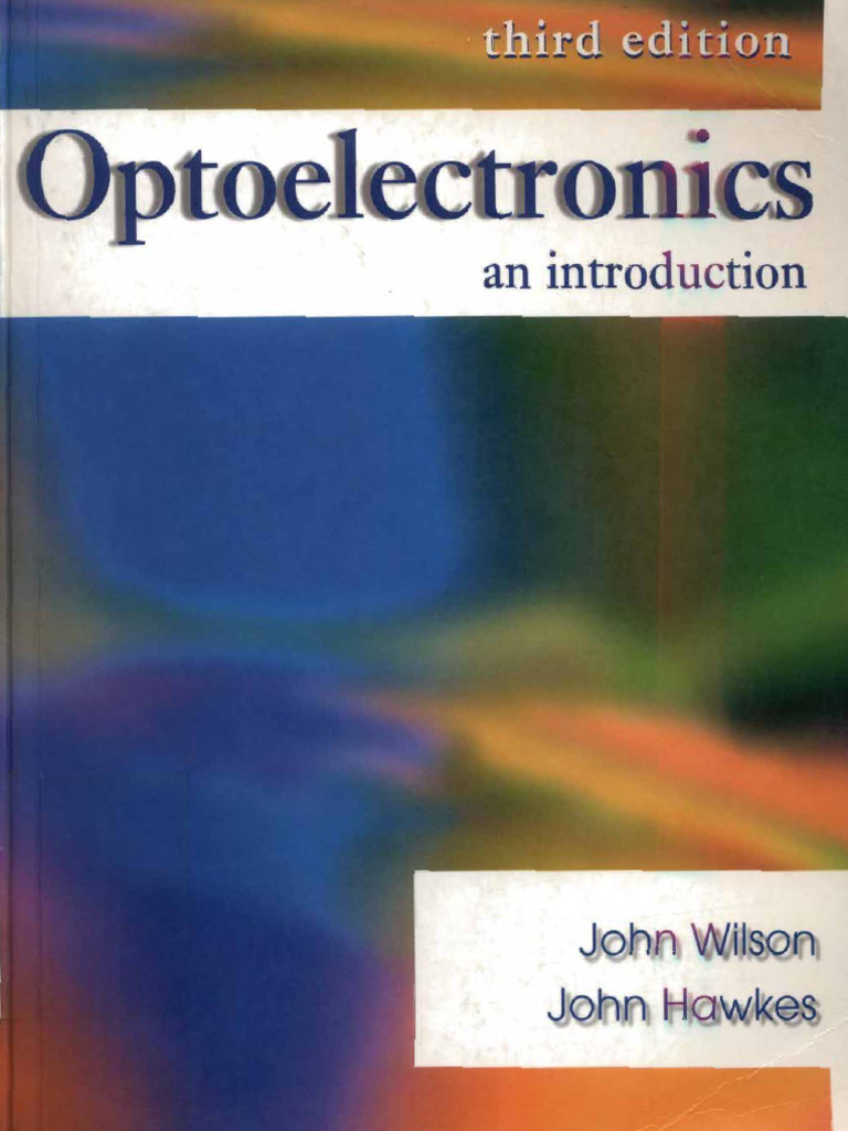 (Book - Opto) Optoelectronics. An Introduction - Wilson, Hawkes ...