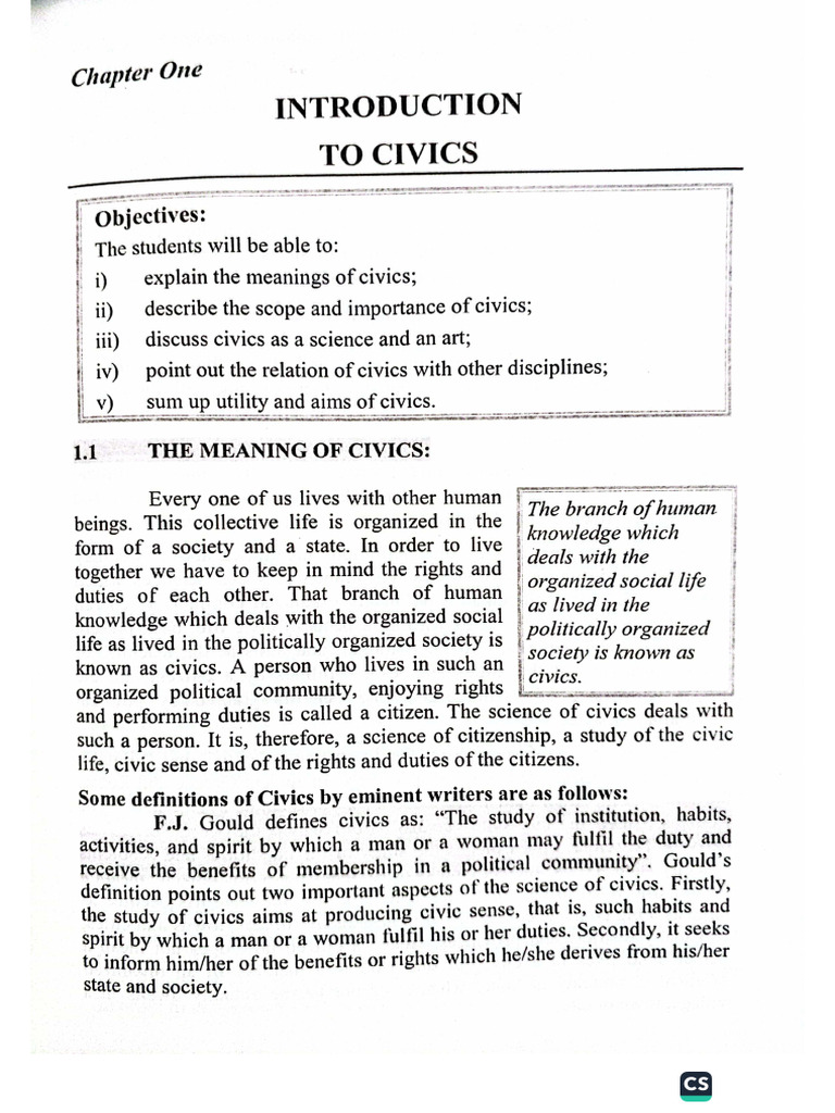 Intro To Civics | PDF