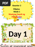 Lesson Plan in Filipino 1 - Pangngalan | PDF