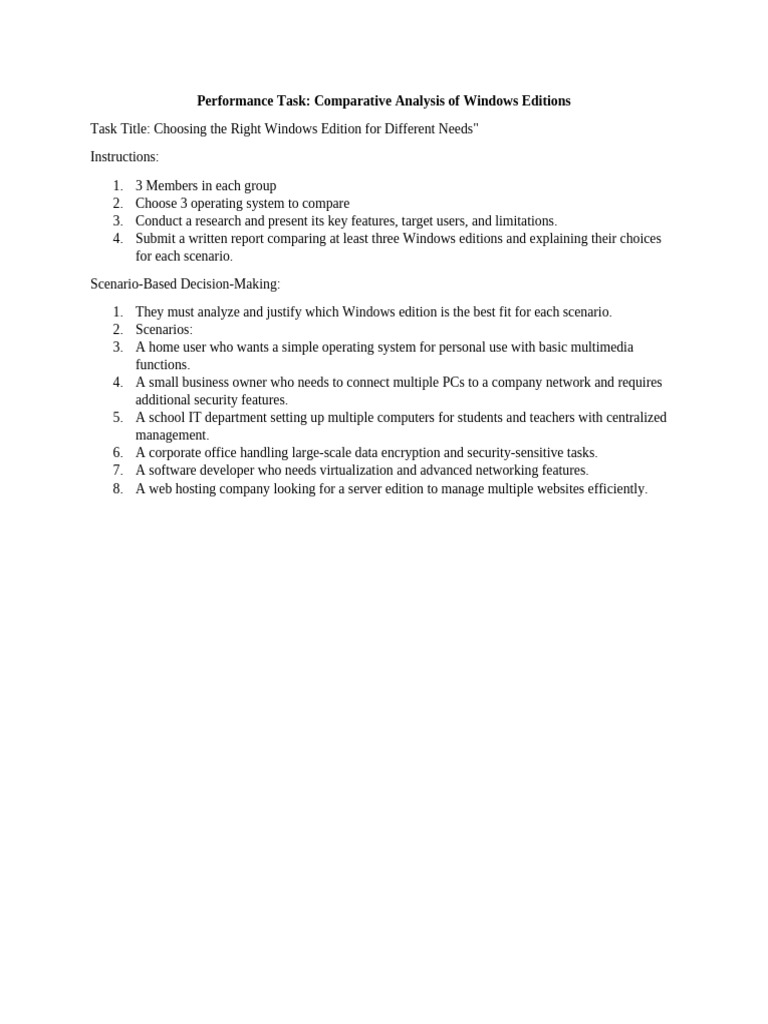 Q4-Performance-Task-1-ICT-9 | PDF | Microsoft Windows | Windows 7