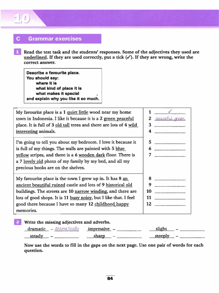 Adj and Adv Practice | PDF