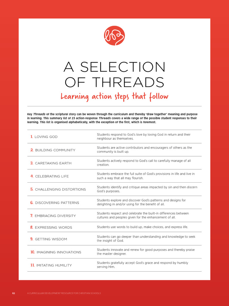 Integrating Biblical Threads in Curriculum | PDF | God | Abrahamic ...
