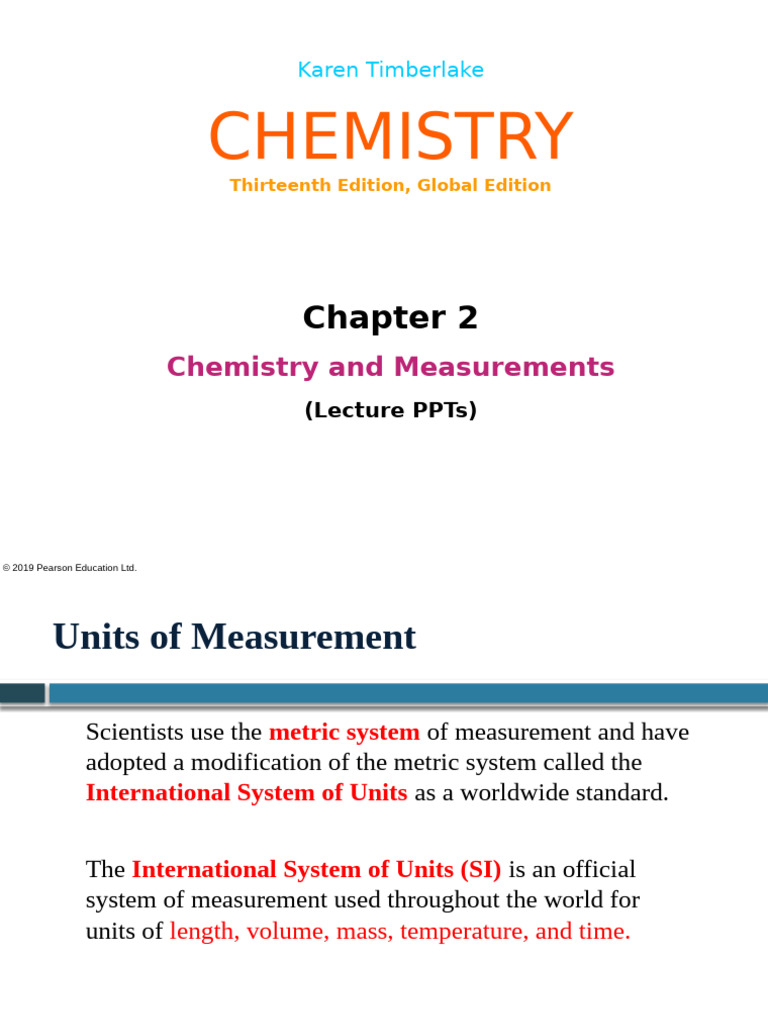 Chemistry: Units & Measurements Guide | PDF | Litre | Density