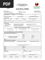 MERALCO Service Application Form | PDF | Technology & Engineering