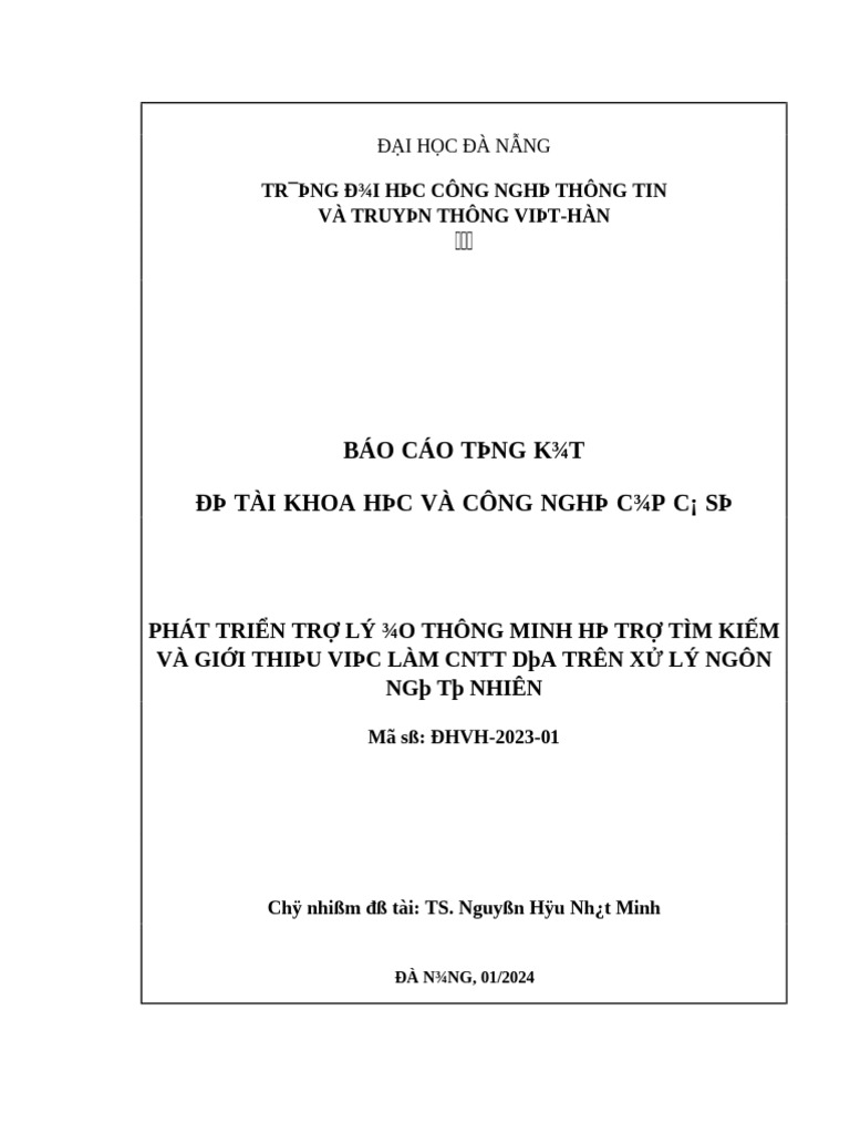DHVH-2023-01.KHCN-Nguyen Huu Nhat Minh | PDF