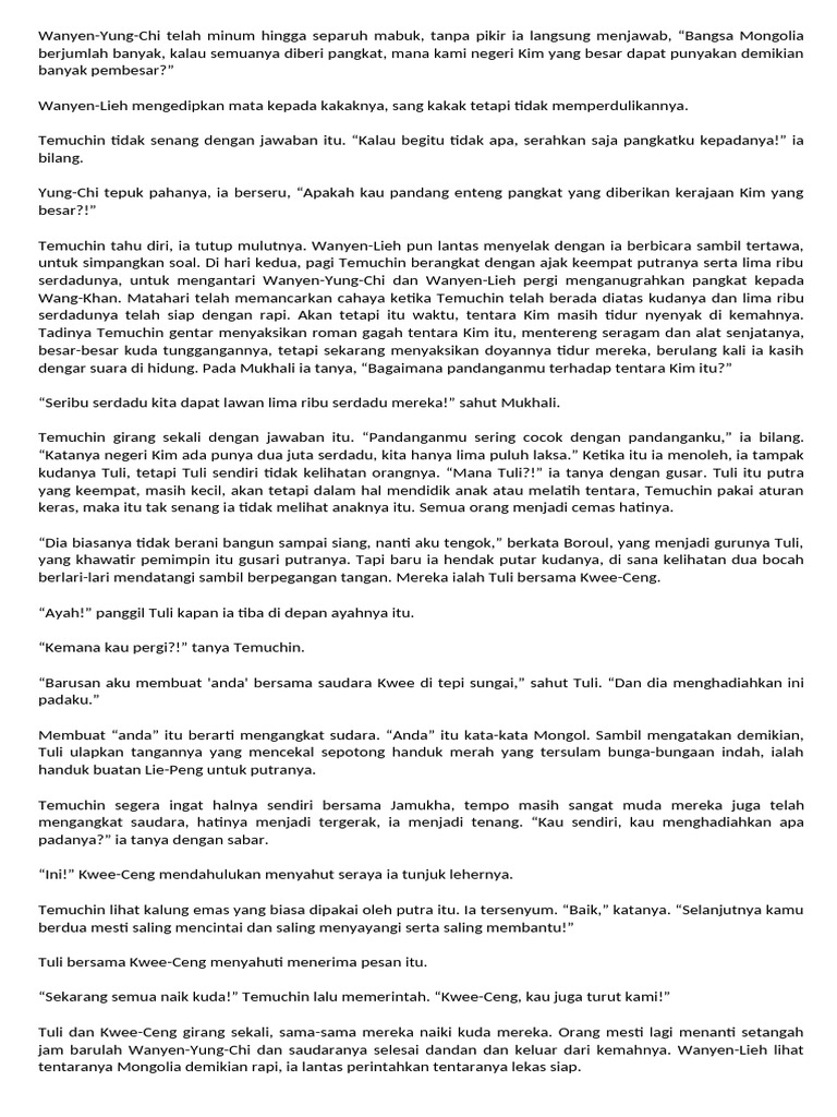 Memanah Rajawali Episode 014 | PDF