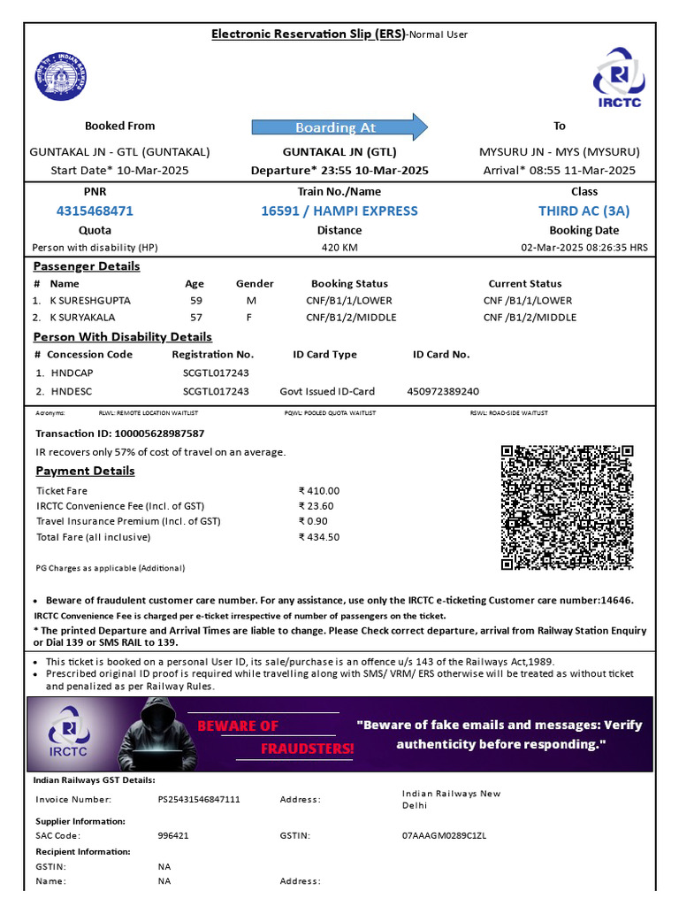 Suresh+1 GTL To Mys 10 - 03 | PDF | Identity Document