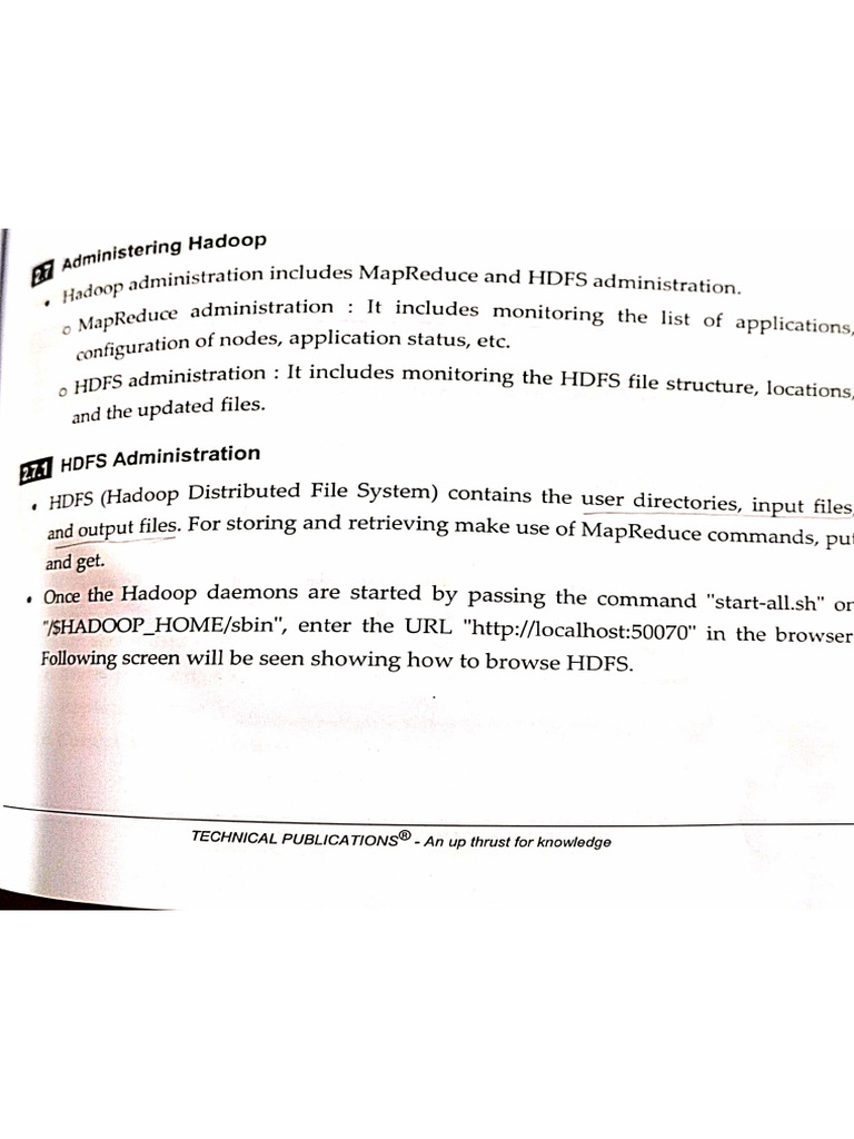 HDFS ADMINISTRATION | PDF