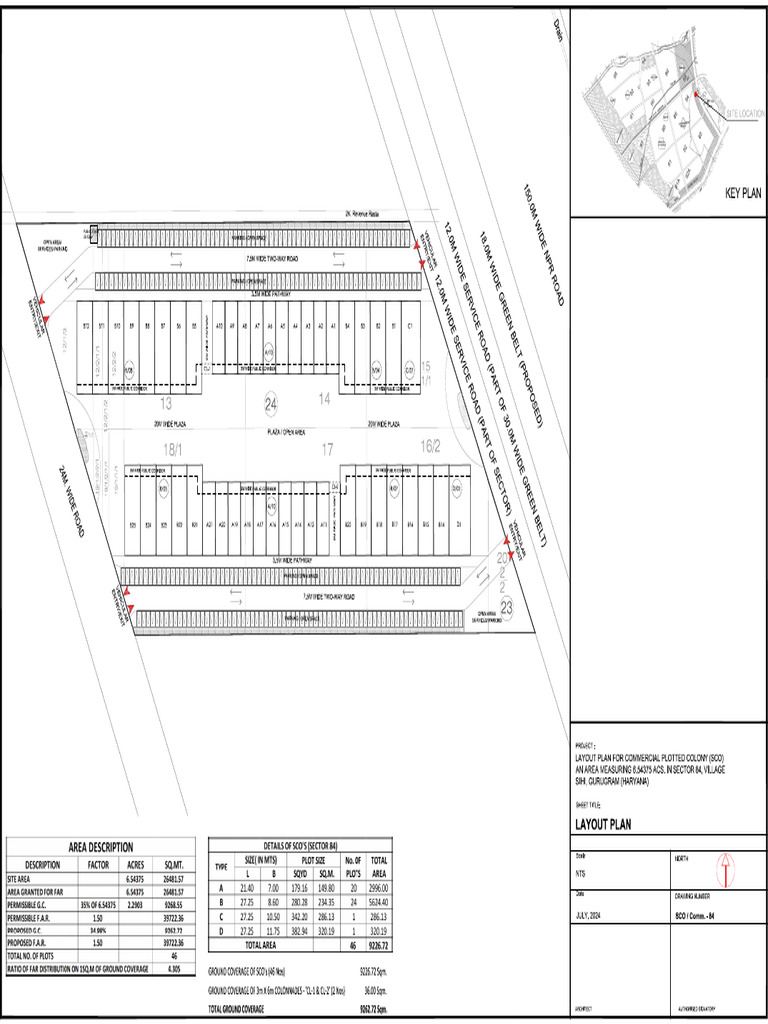 84 SCO - 26072024_SUBMISSION SITE PLANS | PDF