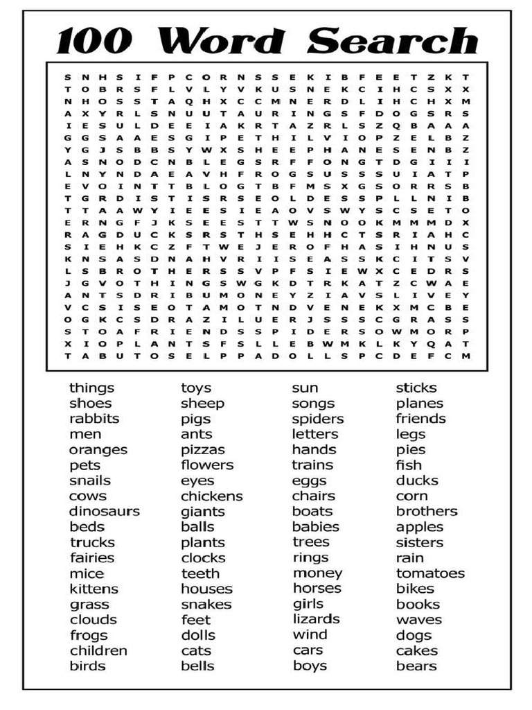 Word Puzzle | PDF