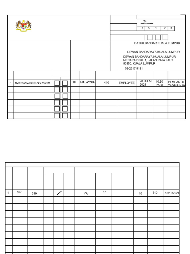 Borang JKKP 8 | PDF