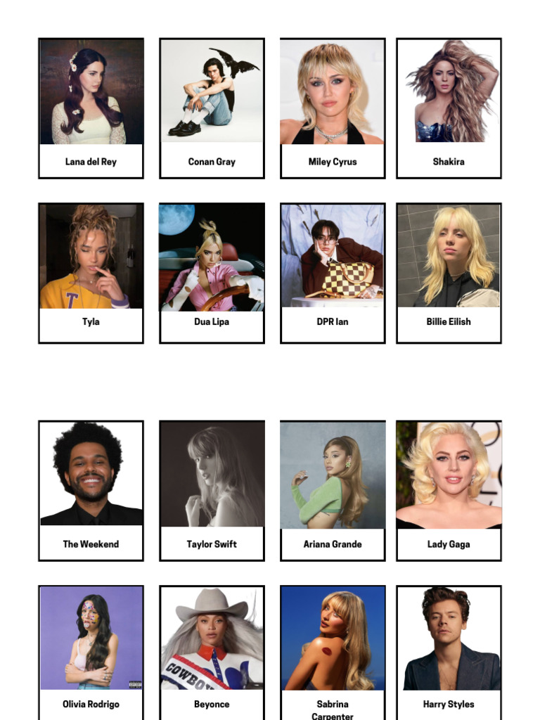 Copia de English Describing People Flashcards in Colorful Illustrative ...