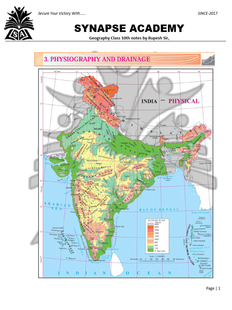 Class 10 Geography Notes | PDF