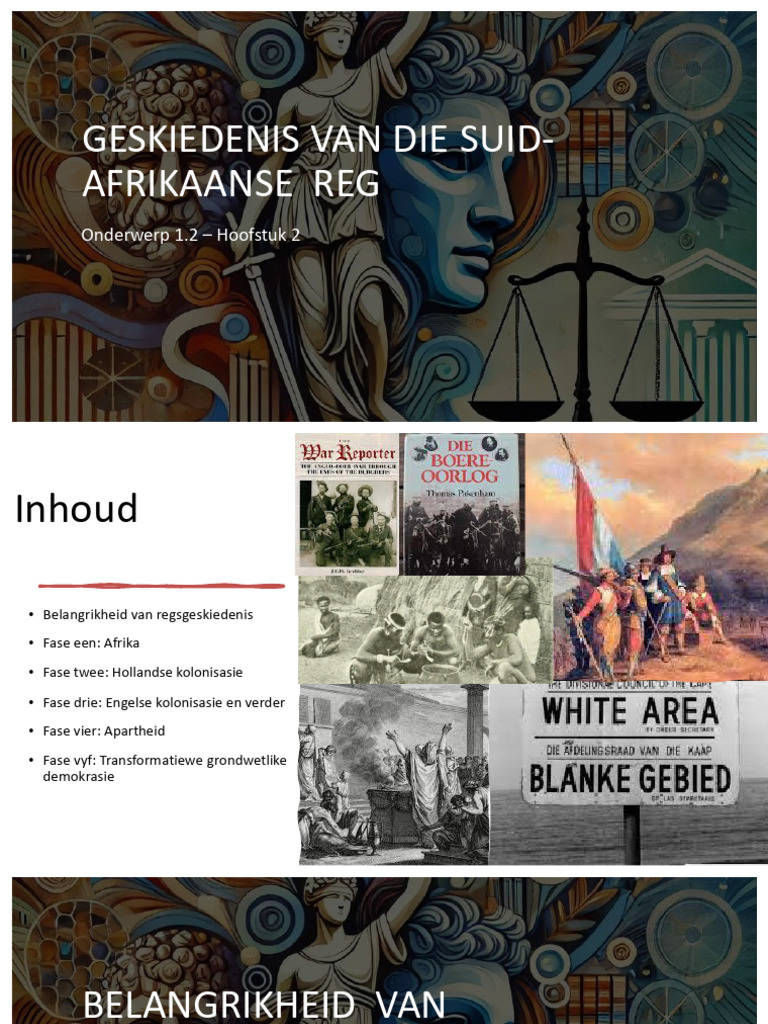 Onderwerp 1.2 - Geskiedenis - SKYFIES | PDF