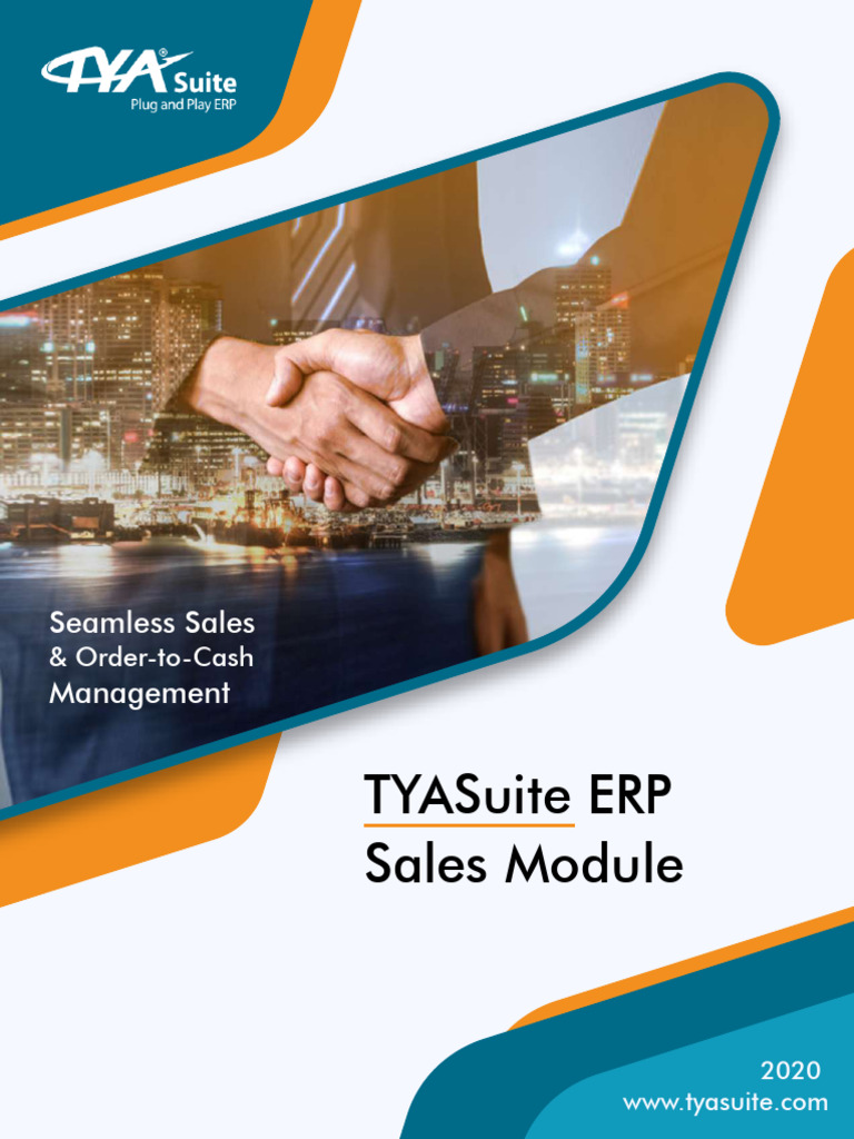 TYASuite ERP Sales Management Overview | PDF | Enterprise Resource ...