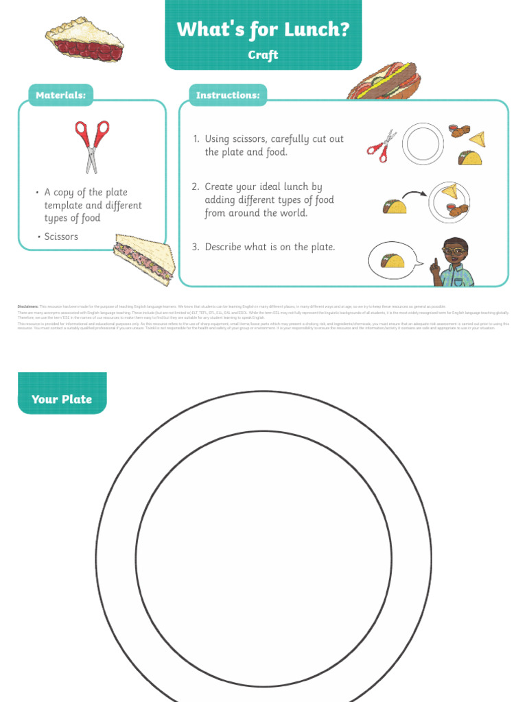 T e 1720098899a Esl Whats For Lunch Kids A1 Super Eco Colour - Ver - 1 ...