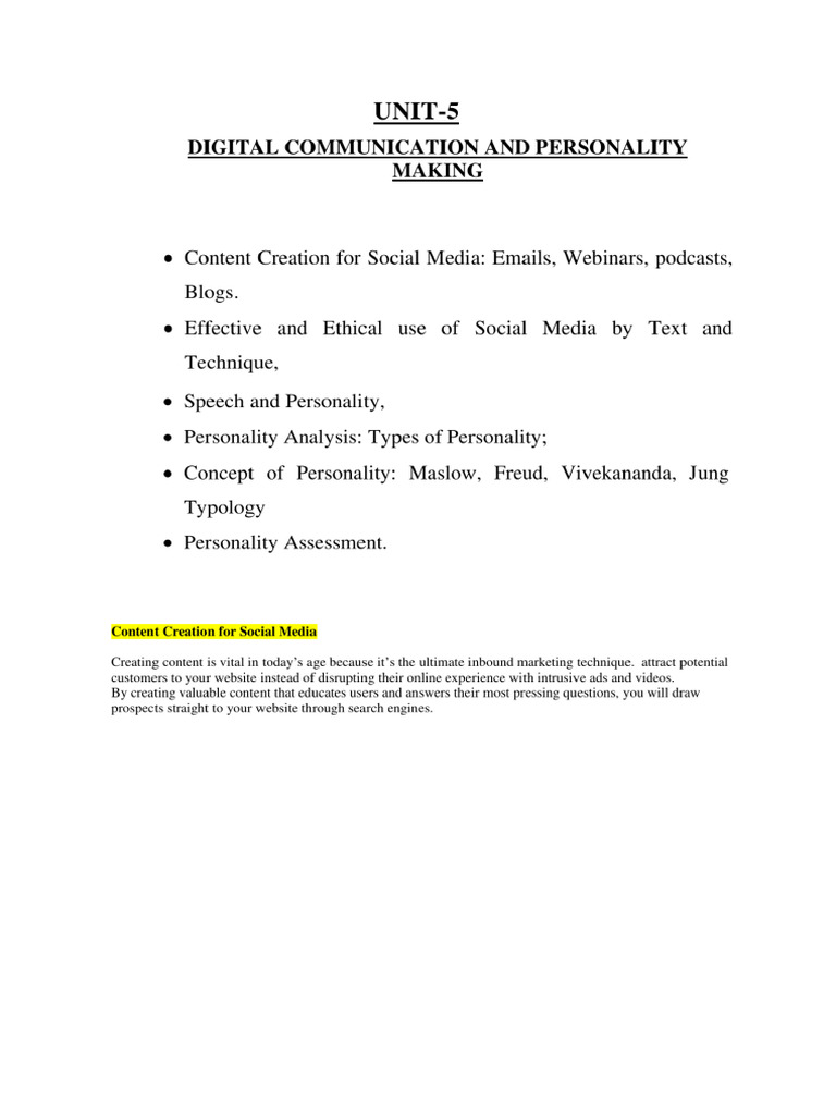 Unit 5 Digital Communication | PDF