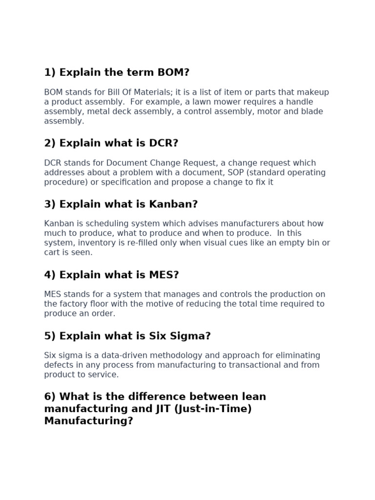 Fusion Manufacturning INV QUES | PDF | Lean Manufacturing | Inventory