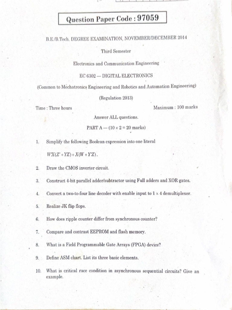 Digital Electronics | PDF