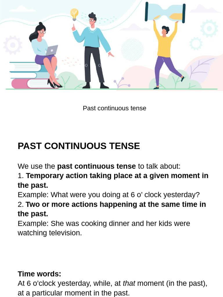 Understanding Past Continuous Tense | PDF