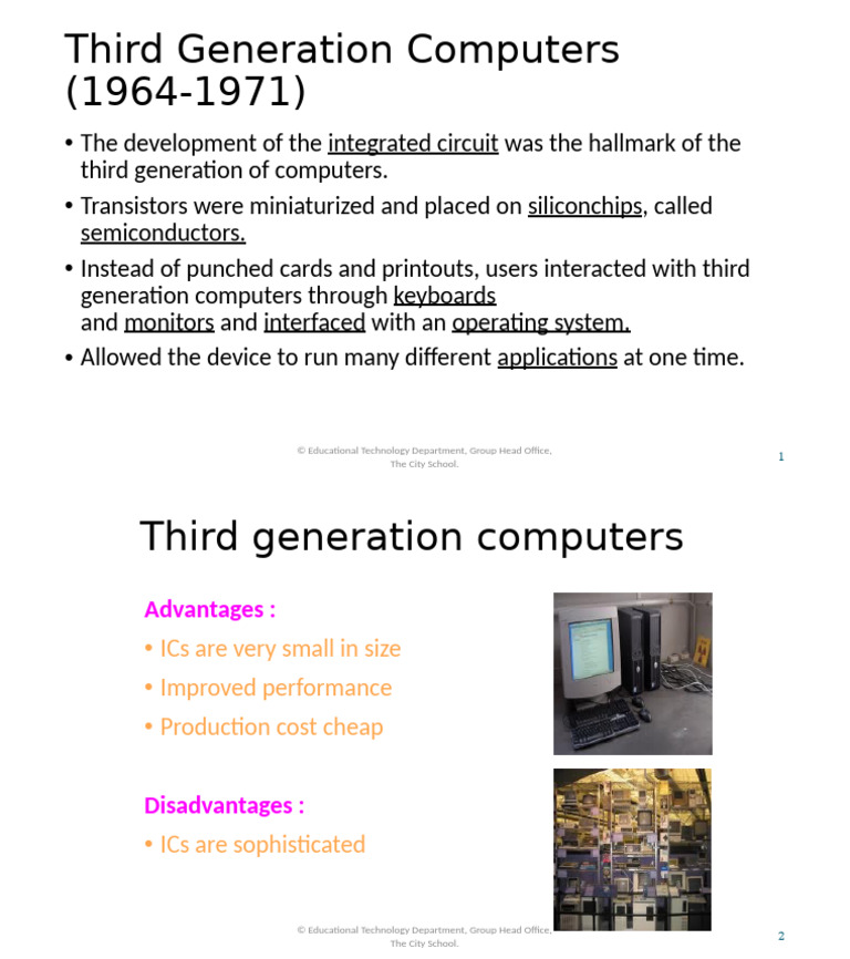 Third Generation Computer Overview | PDF