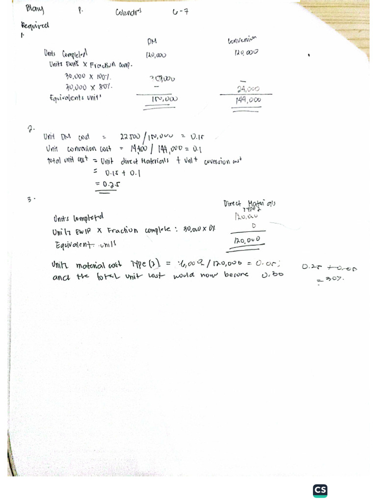 Prelim Assignment Cost 2 | PDF