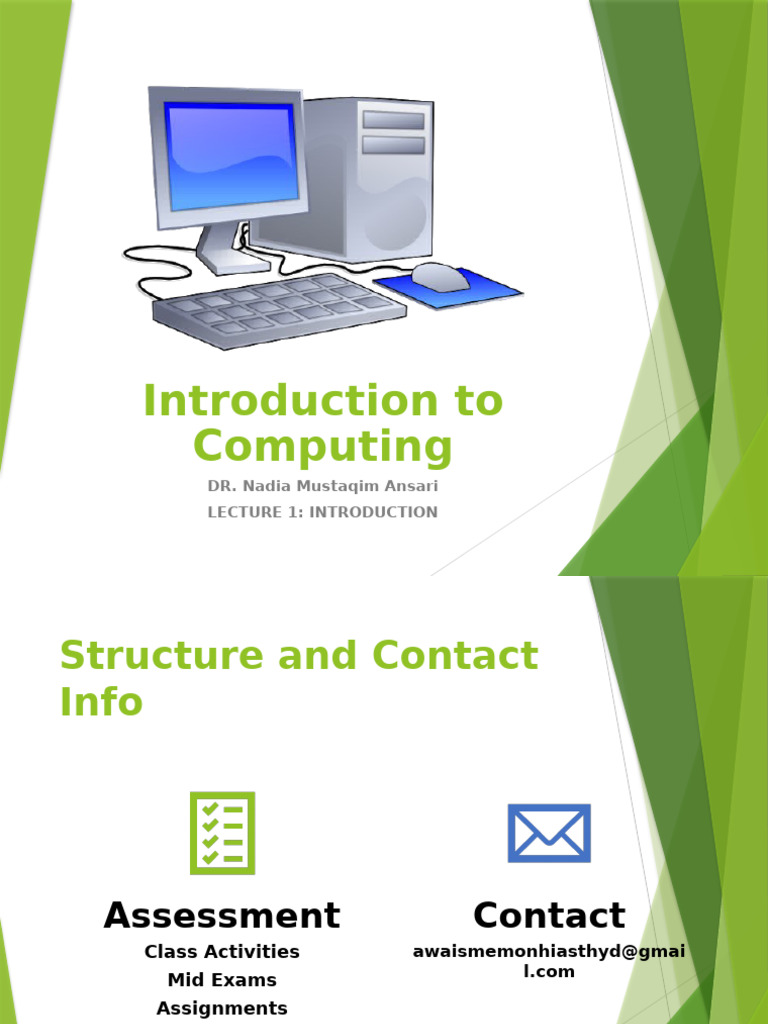 Lec1-IC-Introduction | PDF | Classes Of Computers | Computing