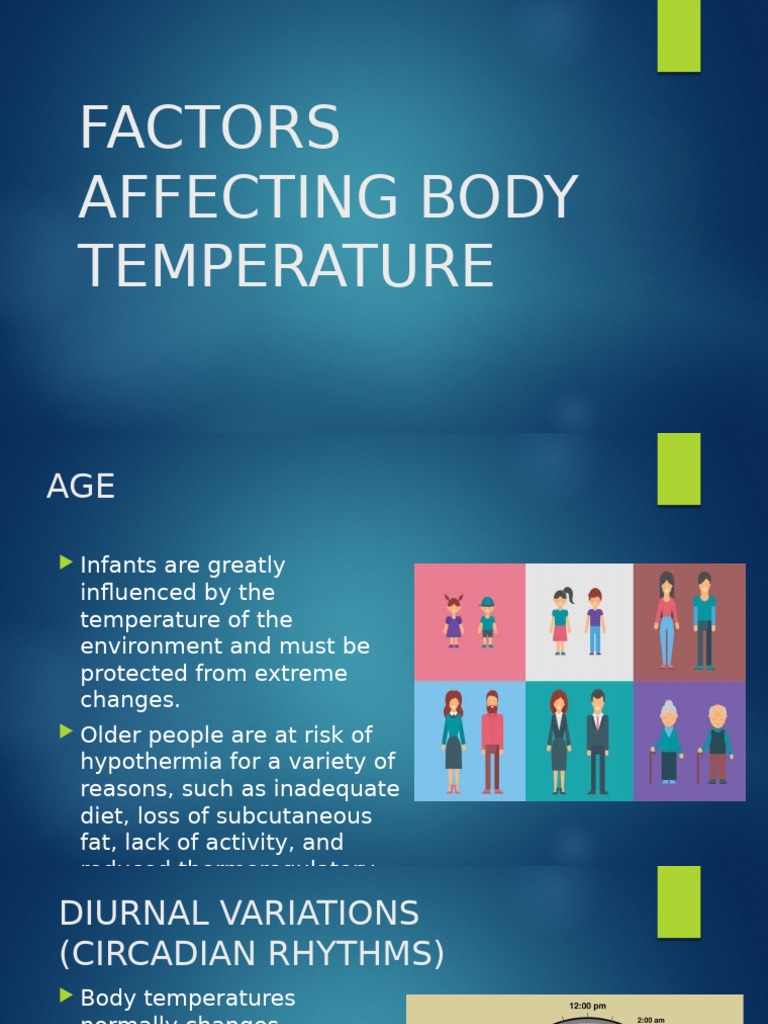 Factors Affecting Body Temperature | PDF