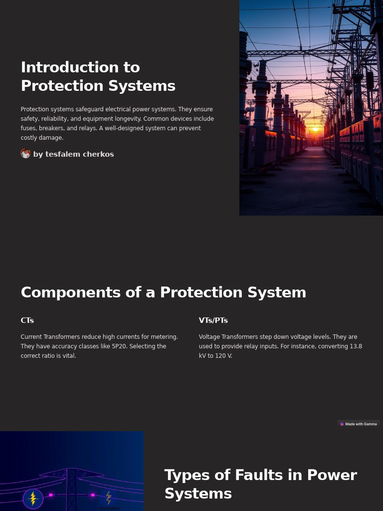 Introduction To Protection Systems | PDF | Relay | Electrical Engineering