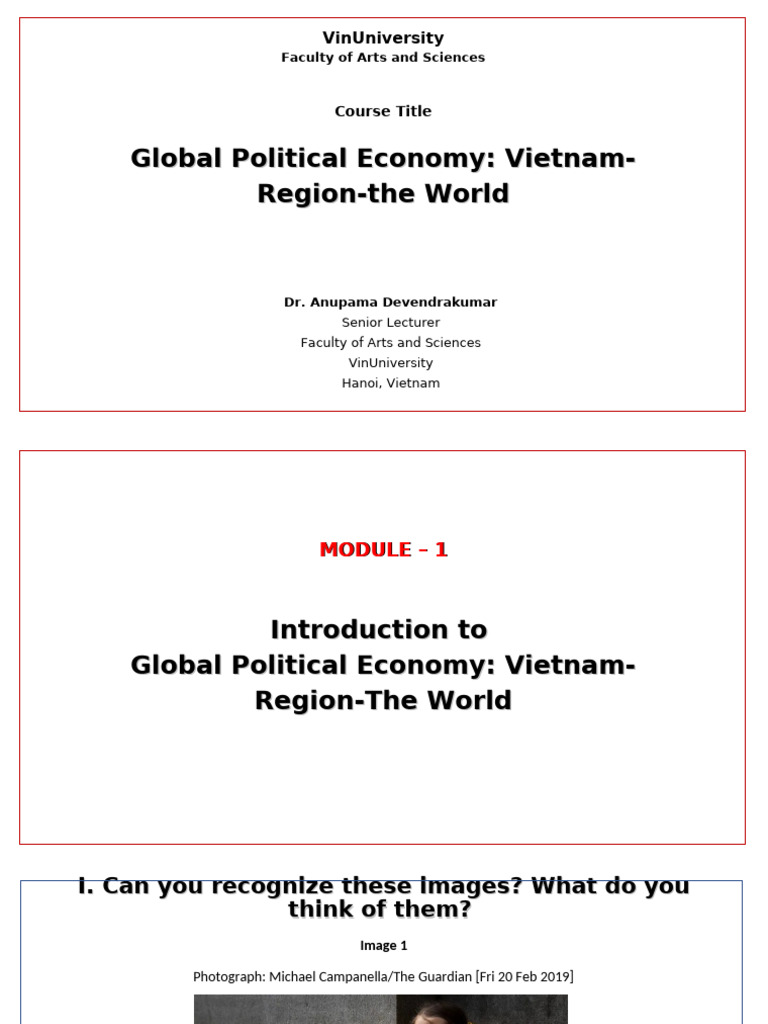 Global Political Economy Course Overview | PDF | Economics | Tariff