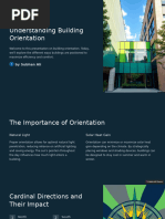 Building Orientation Guide | PDF | Window | Building Technology