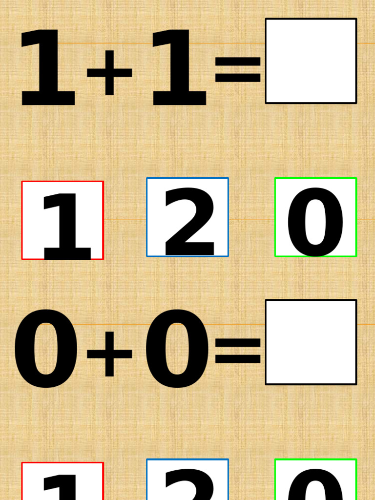 Addition of Numbers With Sums Not More Than 5 - 2nd Powerpoint | PDF