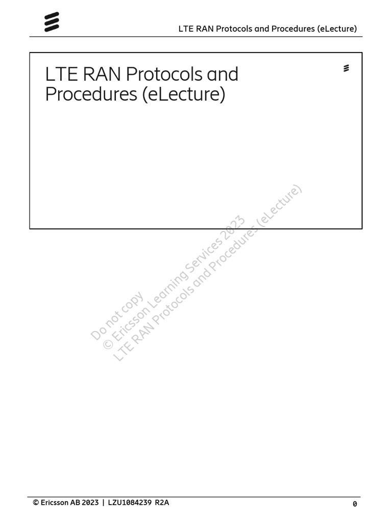 LTE_Protocols and Procedures | PDF | Computer Networking ...