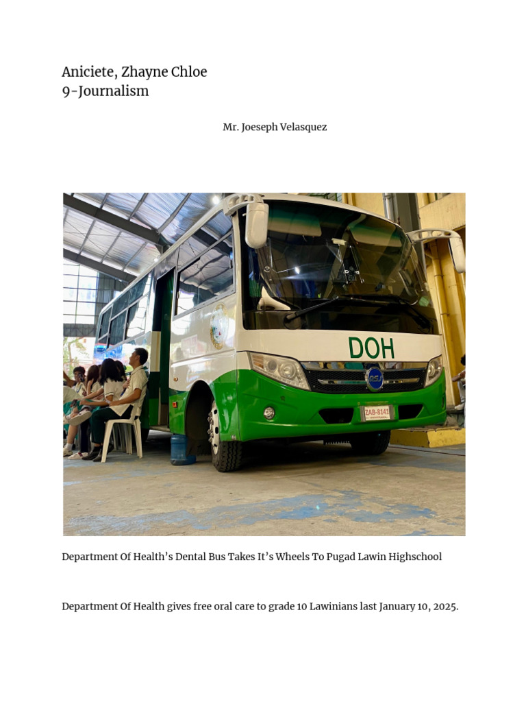 Aniciete Photojournalism 9 | PDF