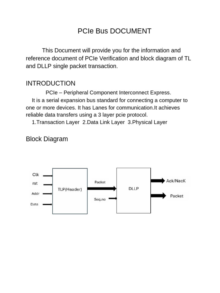 Pcie Bus | PDF | Input/Output | Computing