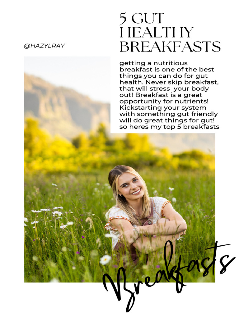 5 Healthy Breakfasts for Gut Health | PDF | Pancake | Food And Drink ...