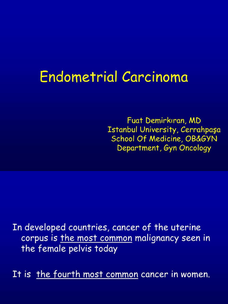 ca endometrium | PDF