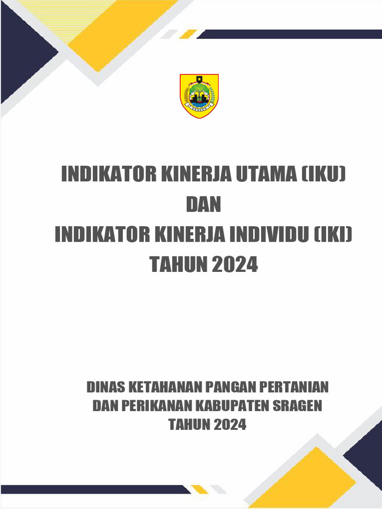 Cover Laporan IKU 2024 | PDF