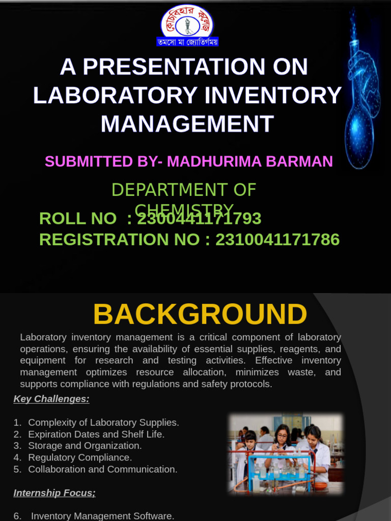 Madhurima Laboratory Inventory Management Pdf Inventory