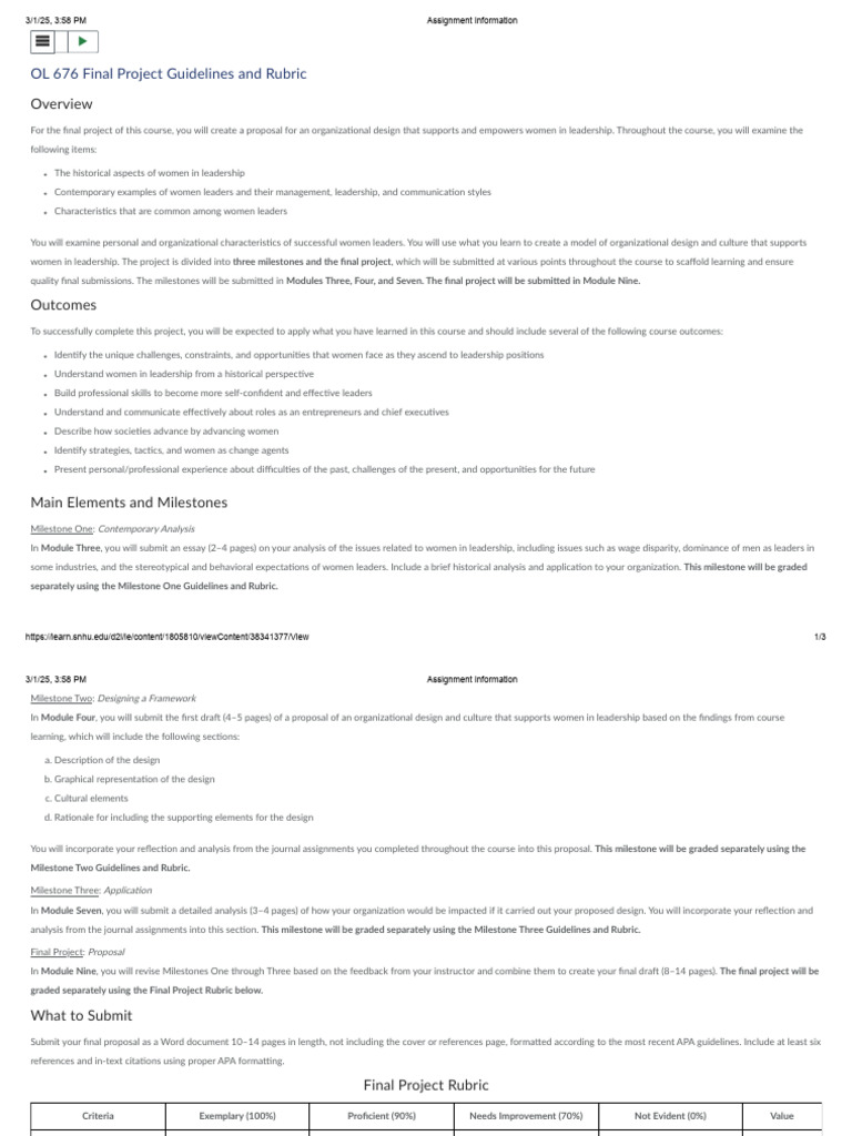 Women Leadership Design Proposal | PDF | Leadership | Apa Style