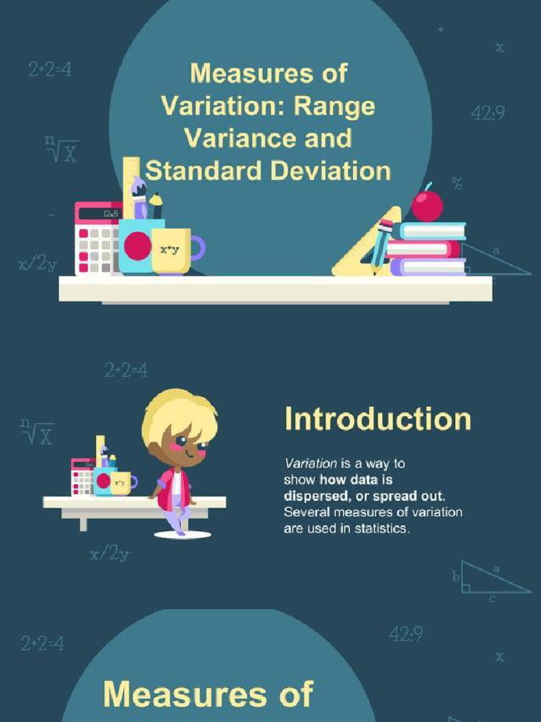 Ungrouped Data Variance | PDF