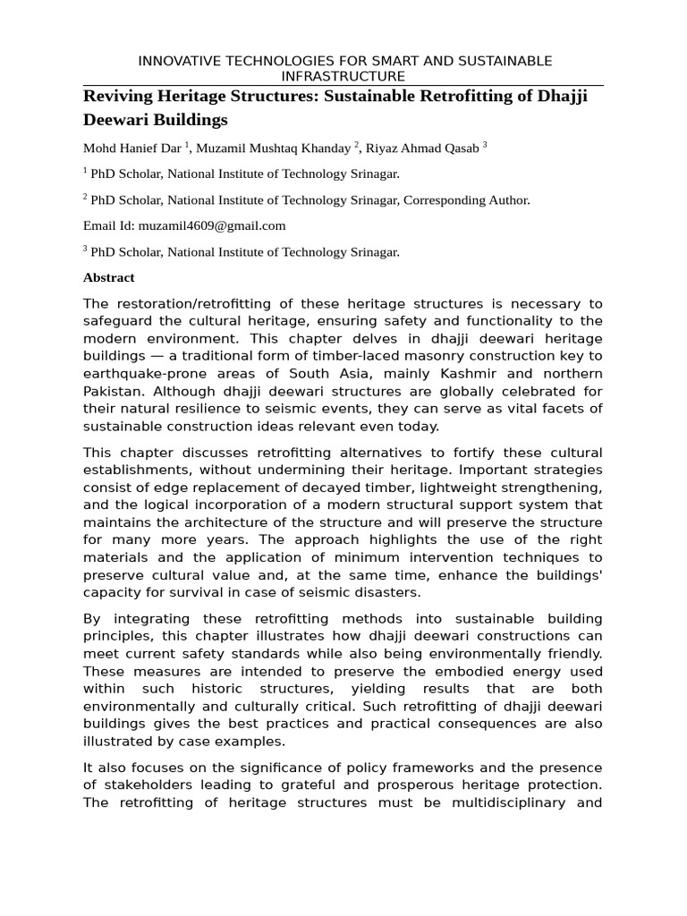 Reviving Heritage Structures | PDF | Fibre Reinforced Plastic | Masonry