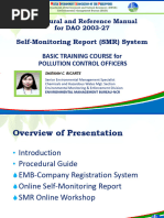 16.lecture On Self Monitoring Report (SMR) - Shienah Ricarte | PDF ...
