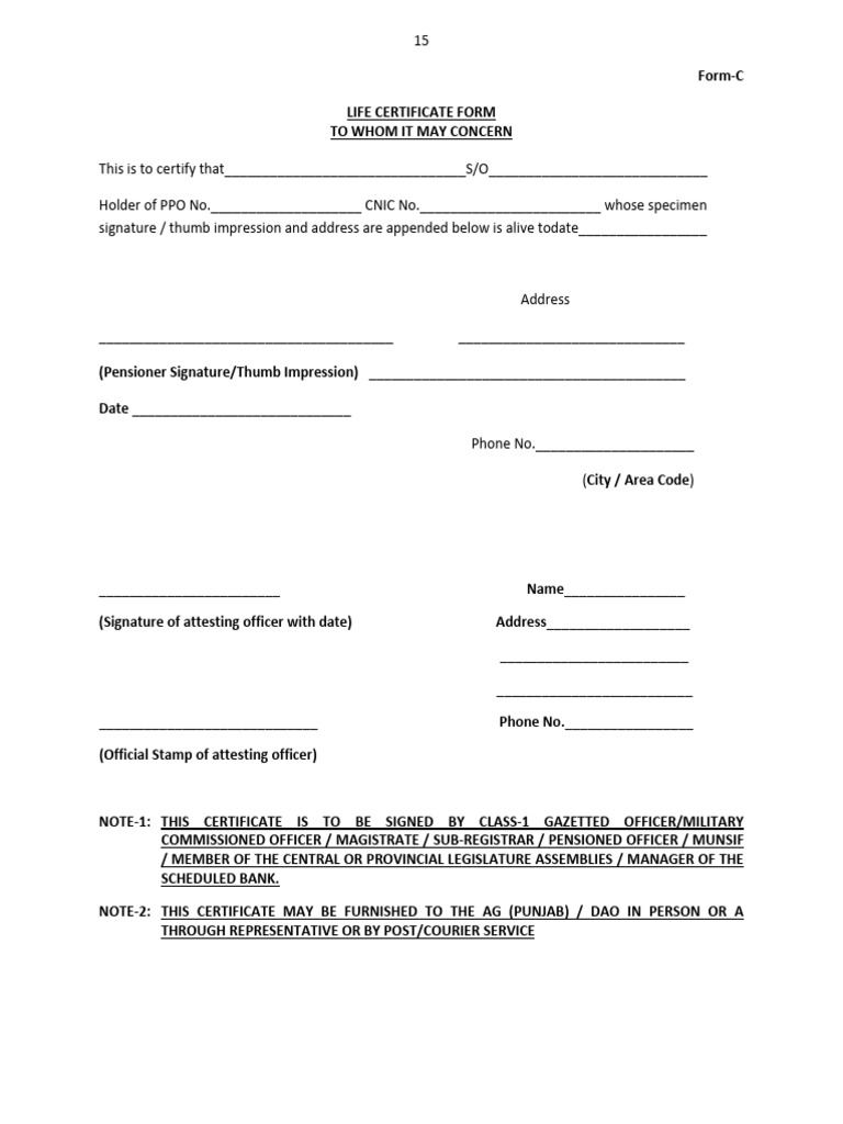 Form C | PDF