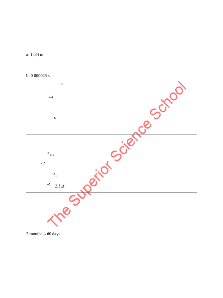 Unit Conversions and Motion Concepts | PDF | Force | Acceleration